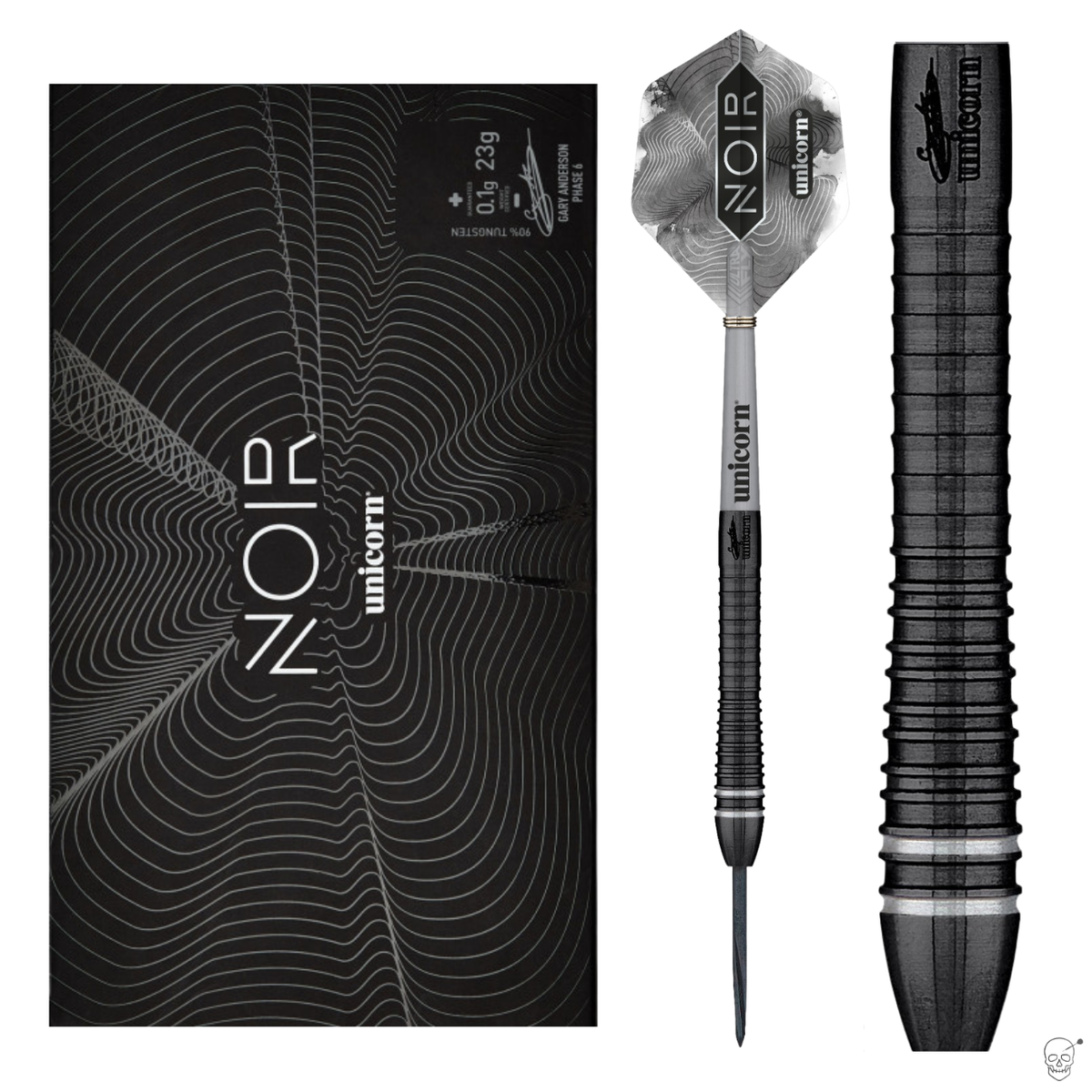 Unicorn - Gary Anderson Noir Phase 6 - 90% Tungsten Darts – ArrowHeadz
